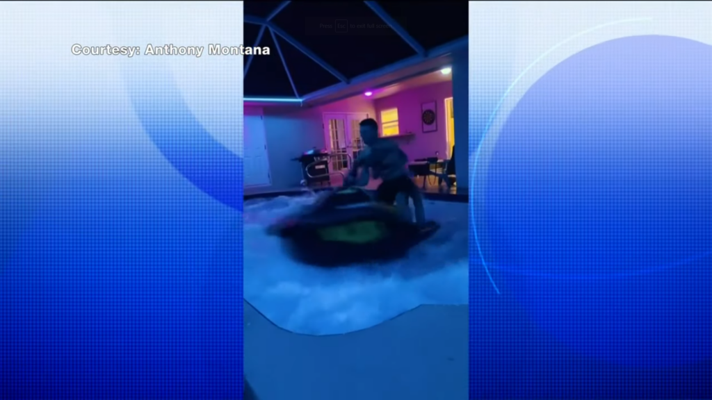 Tik Tok of North Port duo riding jet ski in swimming pool goes viral ...