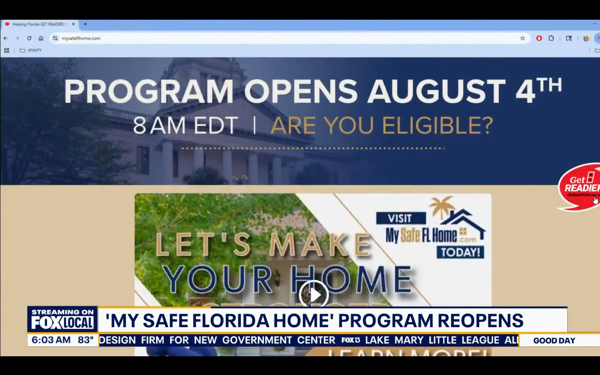My Safe Florida Home grant program reopens today. Here's how to apply ...
